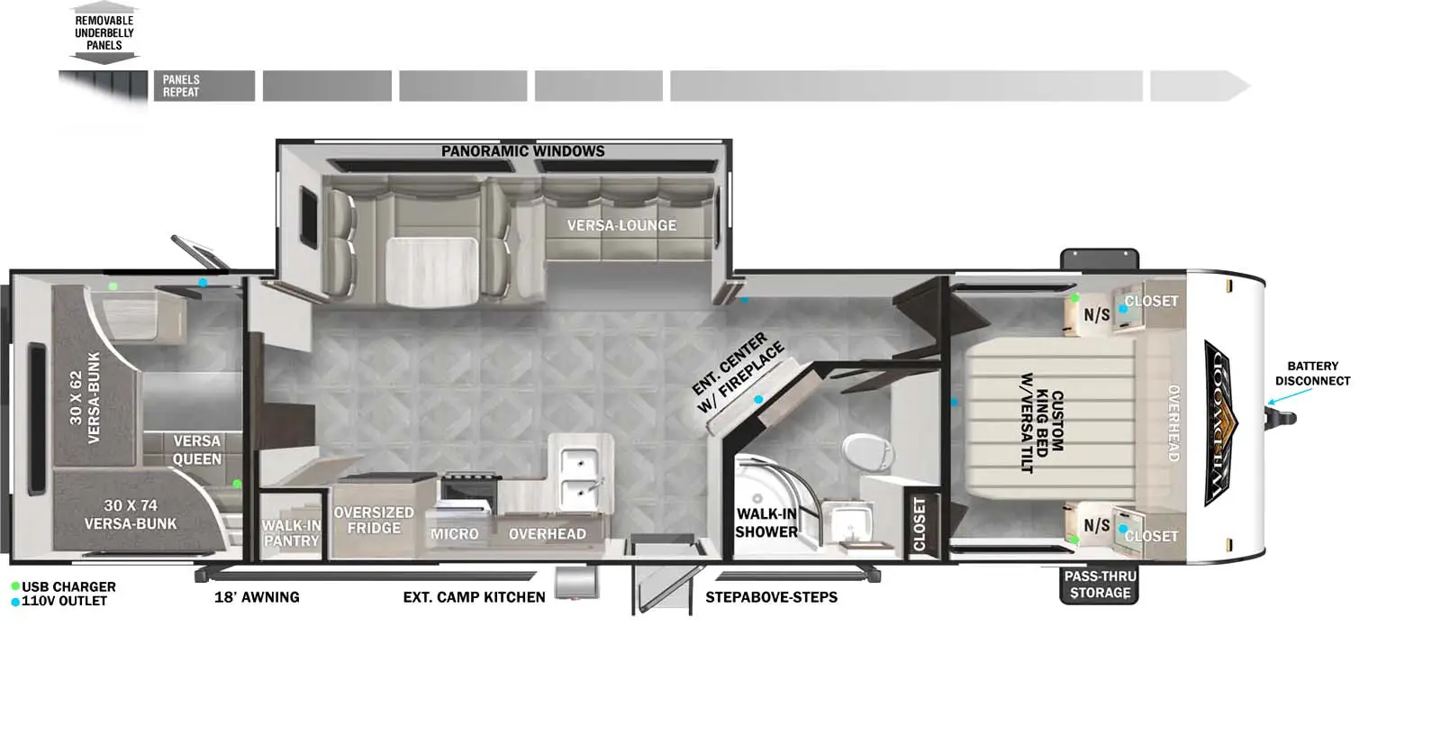 Forest River Wildwood Travel Trailers Floor Plans | Floor Roma