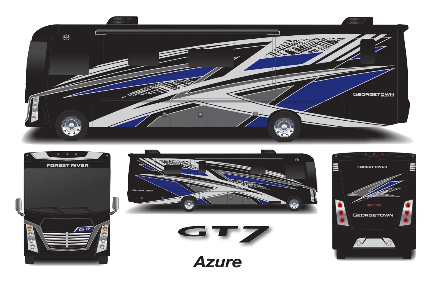 Georgetown 7 Series GT7 Class A Gas Motorhomes - Forest River RV