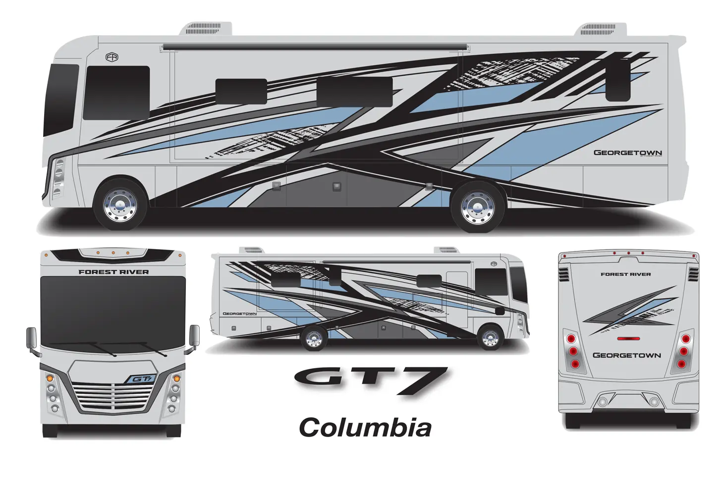 Georgetown 7 Series GT7 Class A Gas Motorhomes - Forest River RV